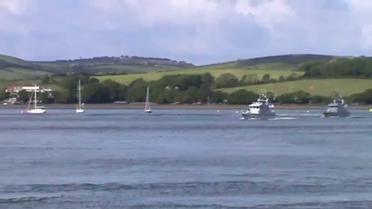 HMS Dasher P280 & HMS Ranger P293 @ Mount Wise, Plymouth 26.05.14 - YouTube