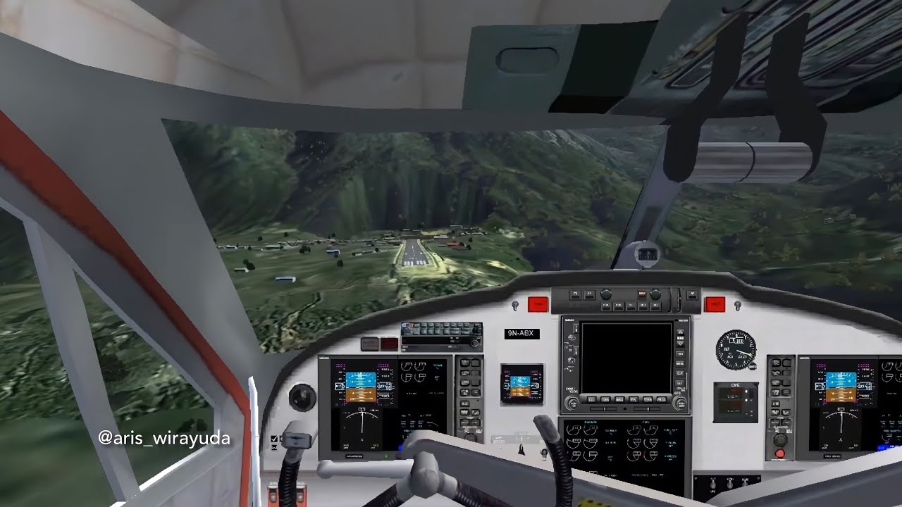 Goes to Lukla by Twin Otter (Flight Simulator 2004/FS9) - YouTube
