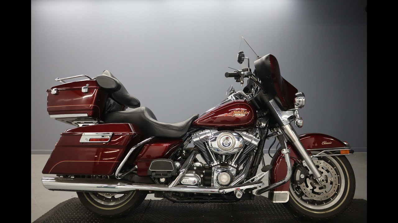 Used 2008 Harley-Davidson Electra Glide Classic FLHTC In Crimson Red ...