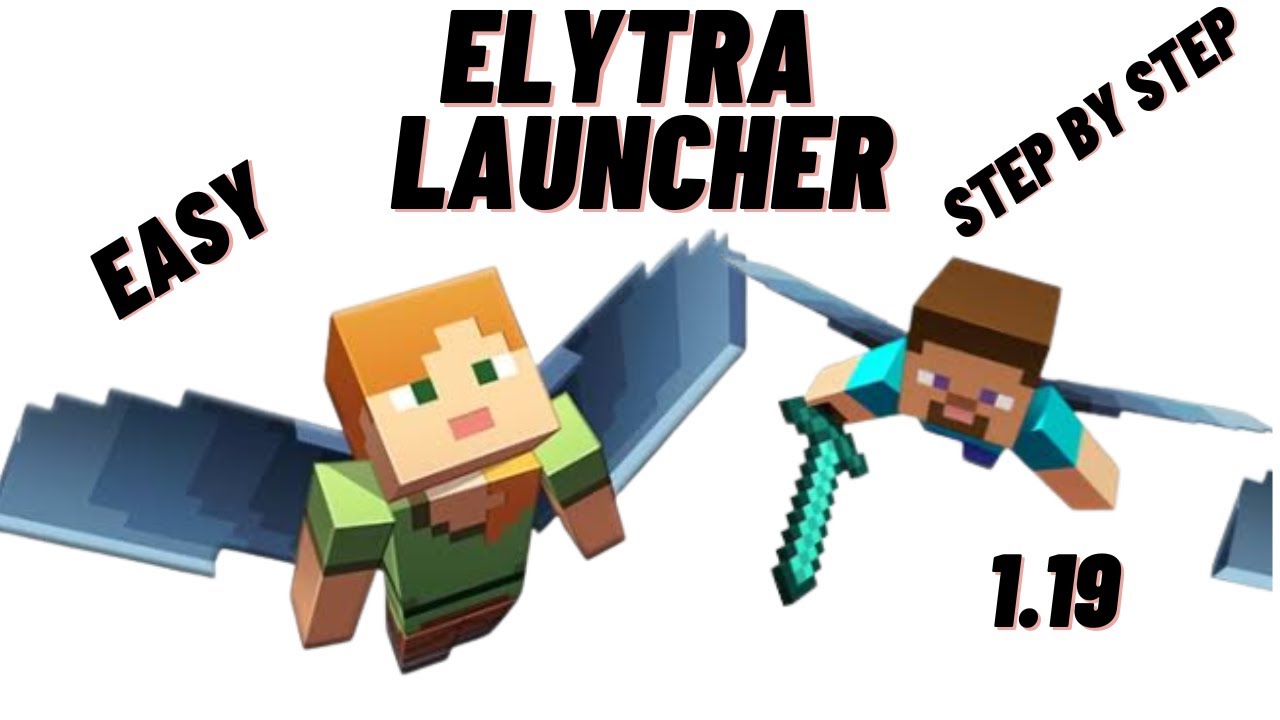 ELYTRA LAUNCHER | EASY | STEP BY STEP| MINECRAFT | 1.19 #ELYTRA # ...