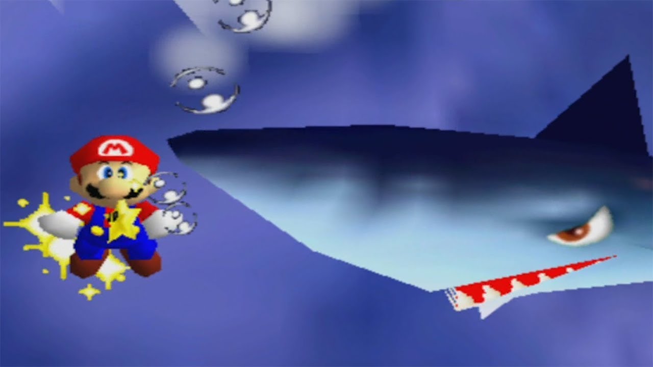 Super Mario 64 100% Walkthrough Part 9 - Dire Dire Docks & Bowser in ...