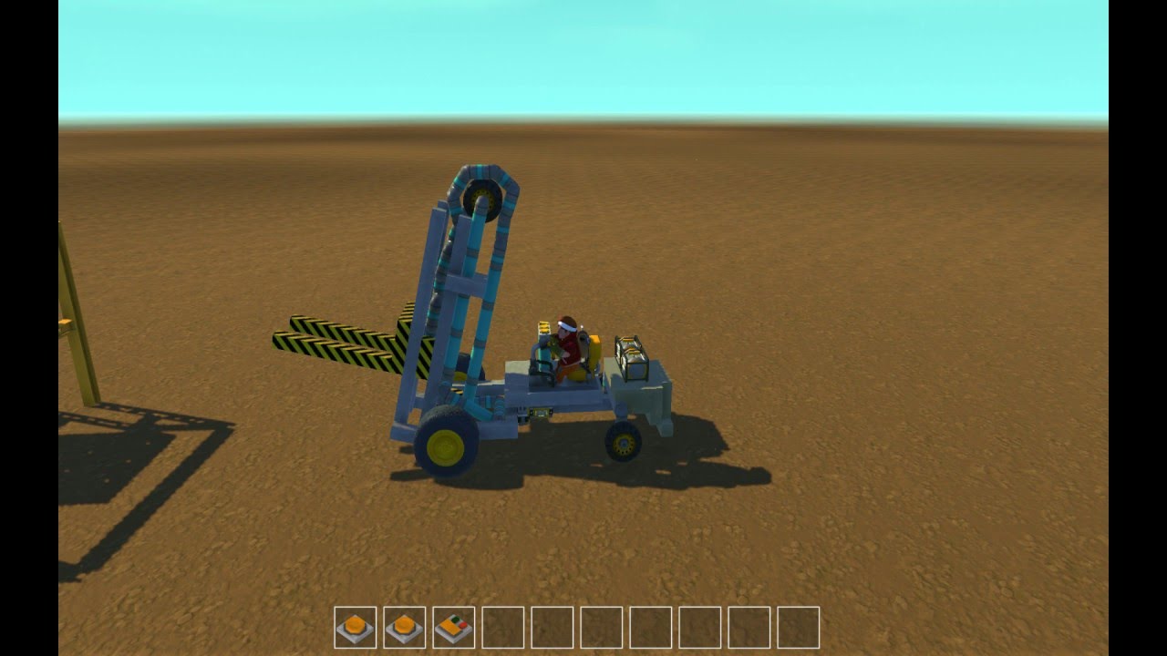 Scrap Mechanic: Realistic Forklift - YouTube