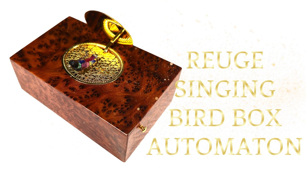 Vintage Reuge Singing Bird Box Automaton - YouTube