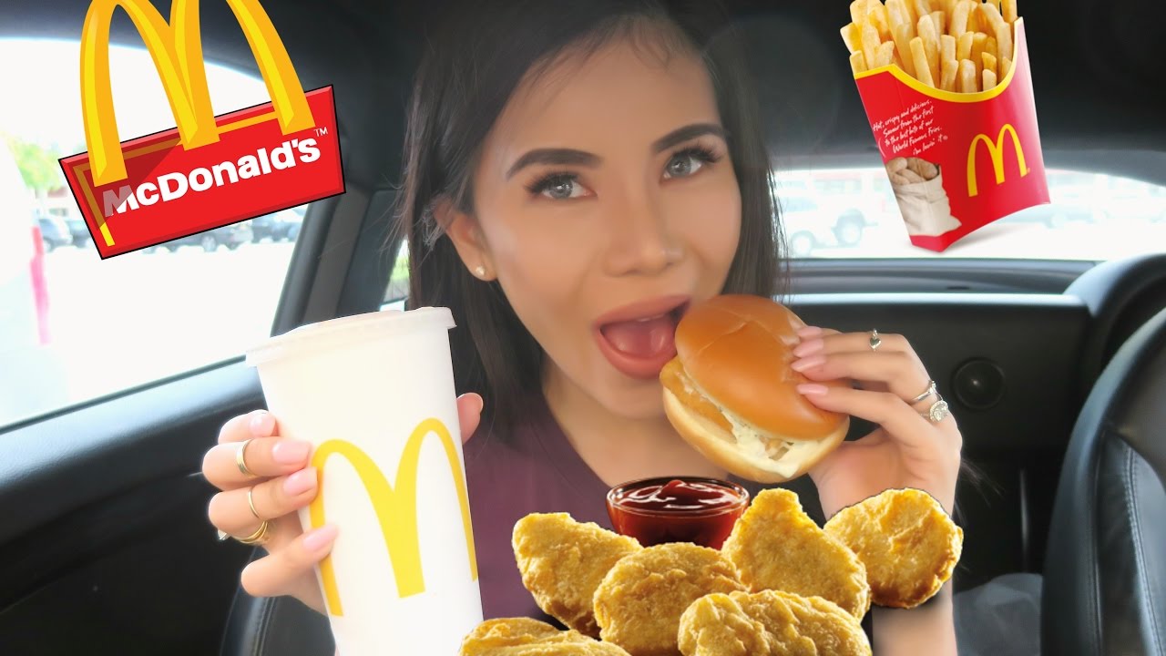 Mcdonalds Mukbang | English Mukbang | Eating show | Eat with me | Fast ...