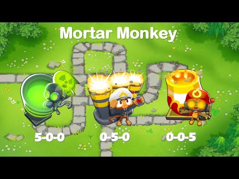 Which Mortar Monkey Upgrade Path is the Best ? || BTD 6 - YouTube