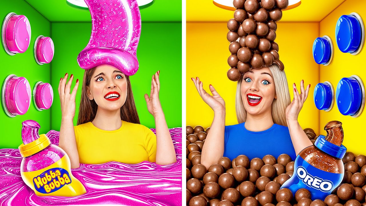 1000 Mystery Buttons Challenge Only 1 Lets You Escape with Willy Wonka by Multi DO Challenge ...