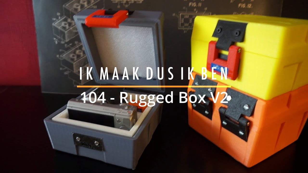 -104- Rugged Box V2 [volledige 3D print op 15 x 15 cm printertje) - YouTube