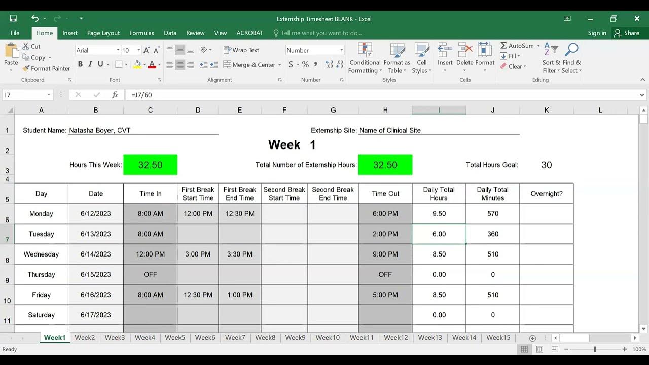 How to Complete Your Timesheet - YouTube