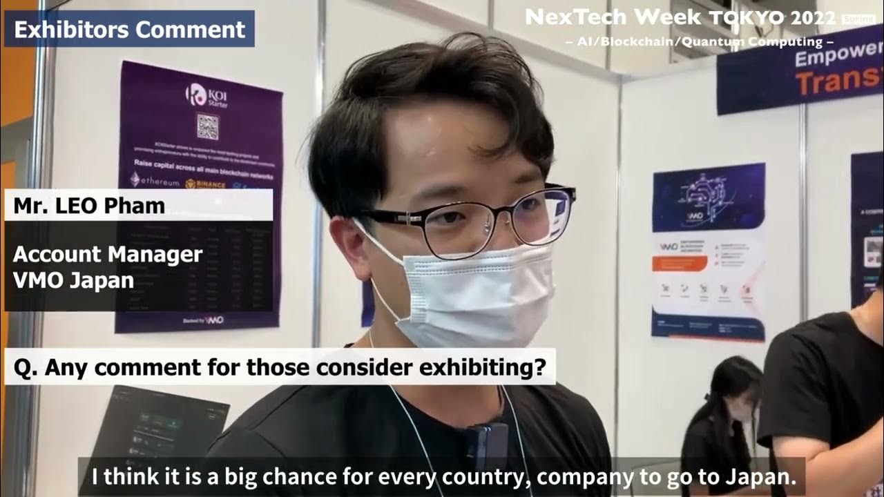 【Exhibitors’ interview vol.4】 Mr. LEO Pham (VMO Japan) - YouTube