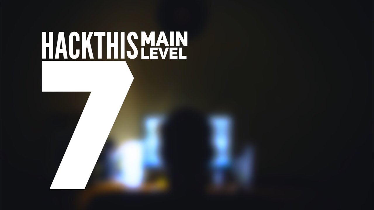 [Solution Fr] HackThis - Main Level 7 - YouTube
