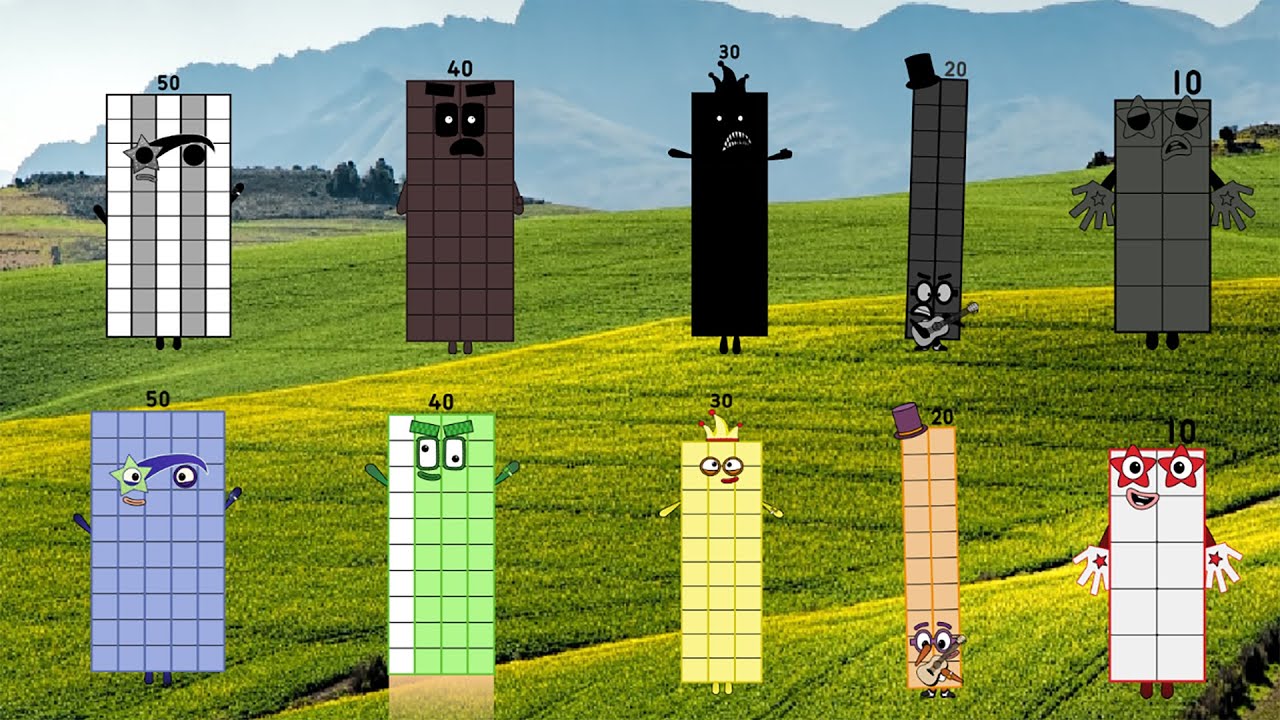 Numberblocks Band (2023 Version) Tens! (Remastered) VS Uncanny Remix-5 ...