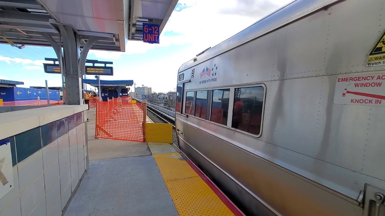 Long Island Railroad: M3 #9868 leaving Lynbrook - YouTube