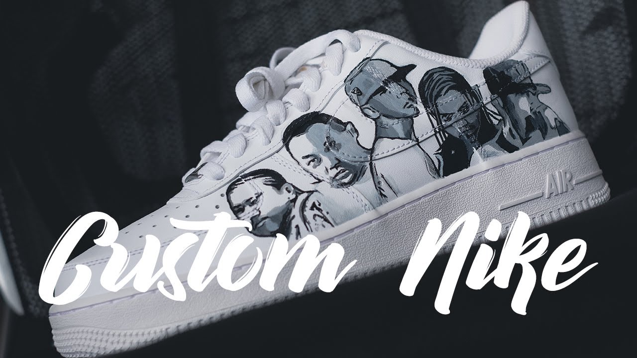 Custom Nike Air Force 1 | Matte Angelus Paint - YouTube