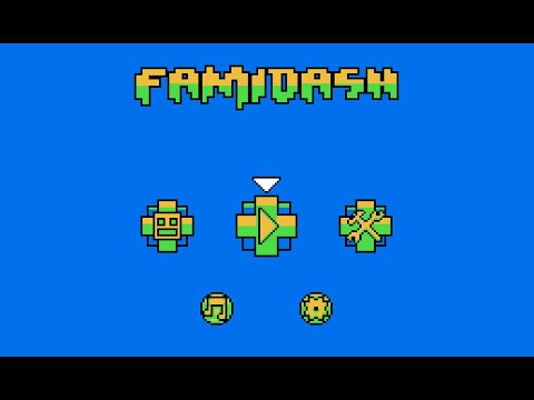 Geometry Dash on the NES (Famidash) - YouTube