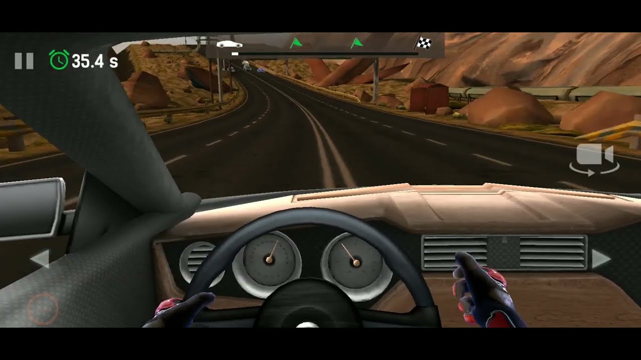 interior xli sterring game ( xtreme traffic racing game) - YouTube