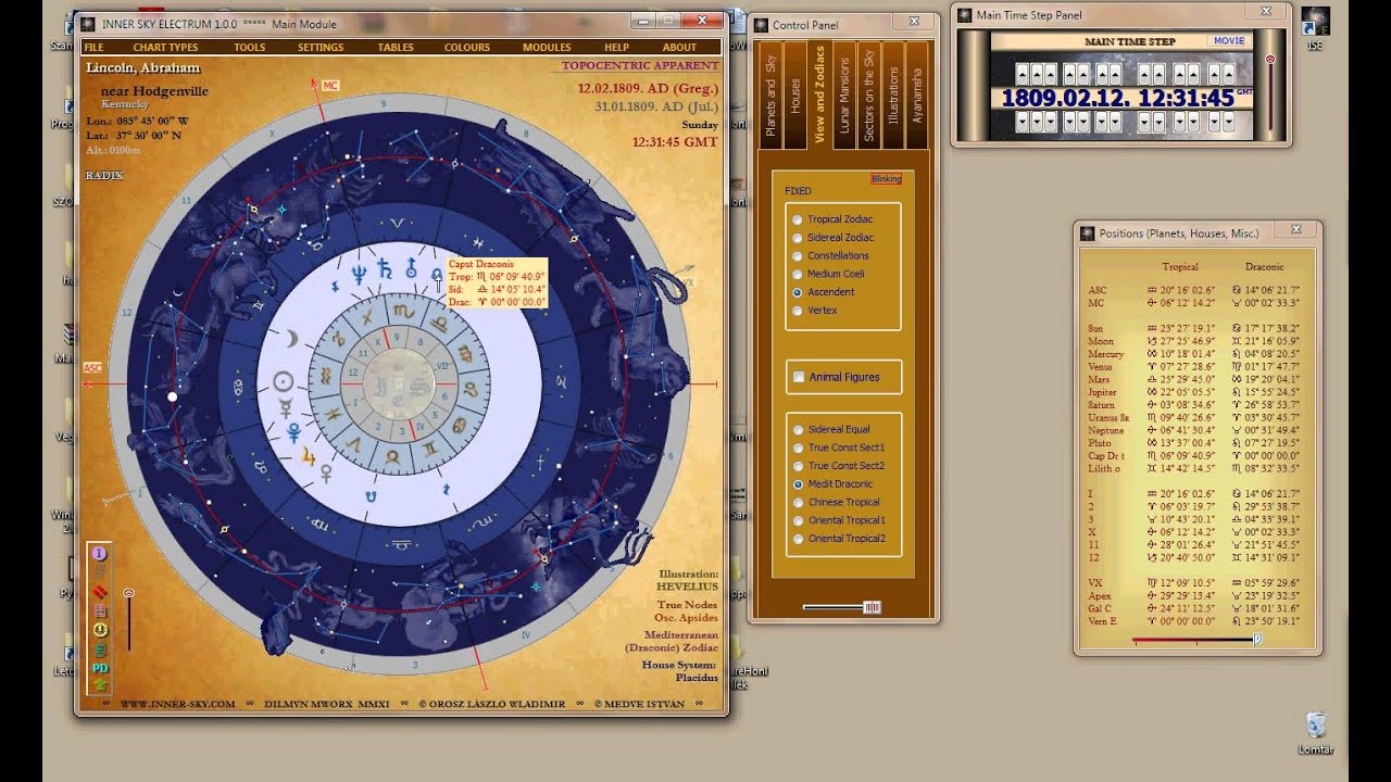 Sidereal Astrology Software - Sidereal Equal and Unequal Zodiacs, Ayanamshas, Tables - YouTube