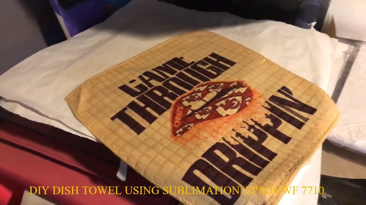 DIY SUBLIMATION DISH CLOTH| USING EPSON PRINTER & SUBLIMATION PAPER ...