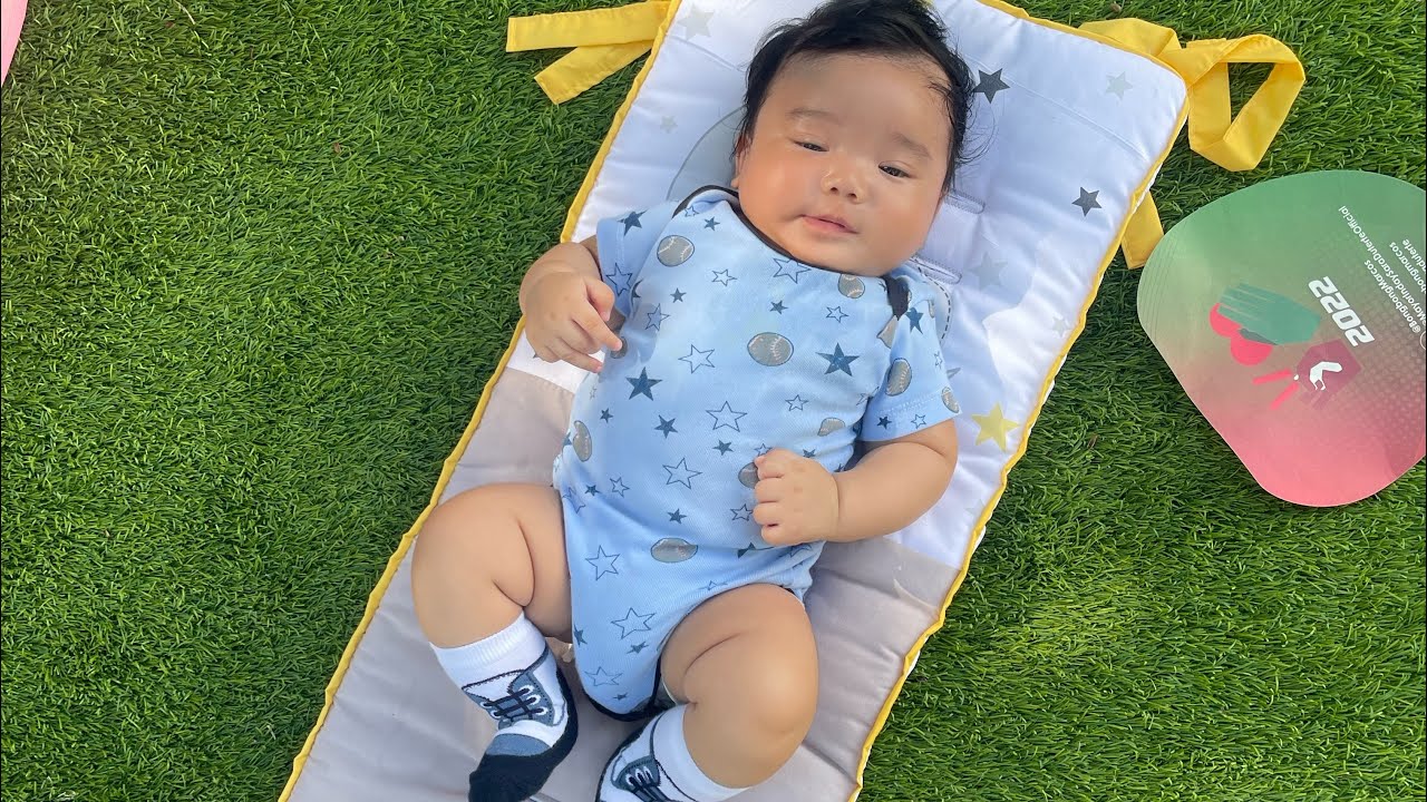 Funniest Baby Chillin at the beach @Coralview beach resort|Levios - YouTube