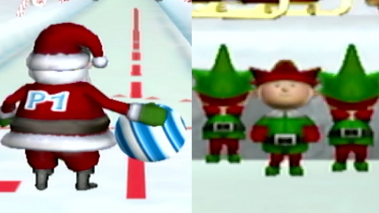 Elf Bowling on Wii Funny Moments - YouTube