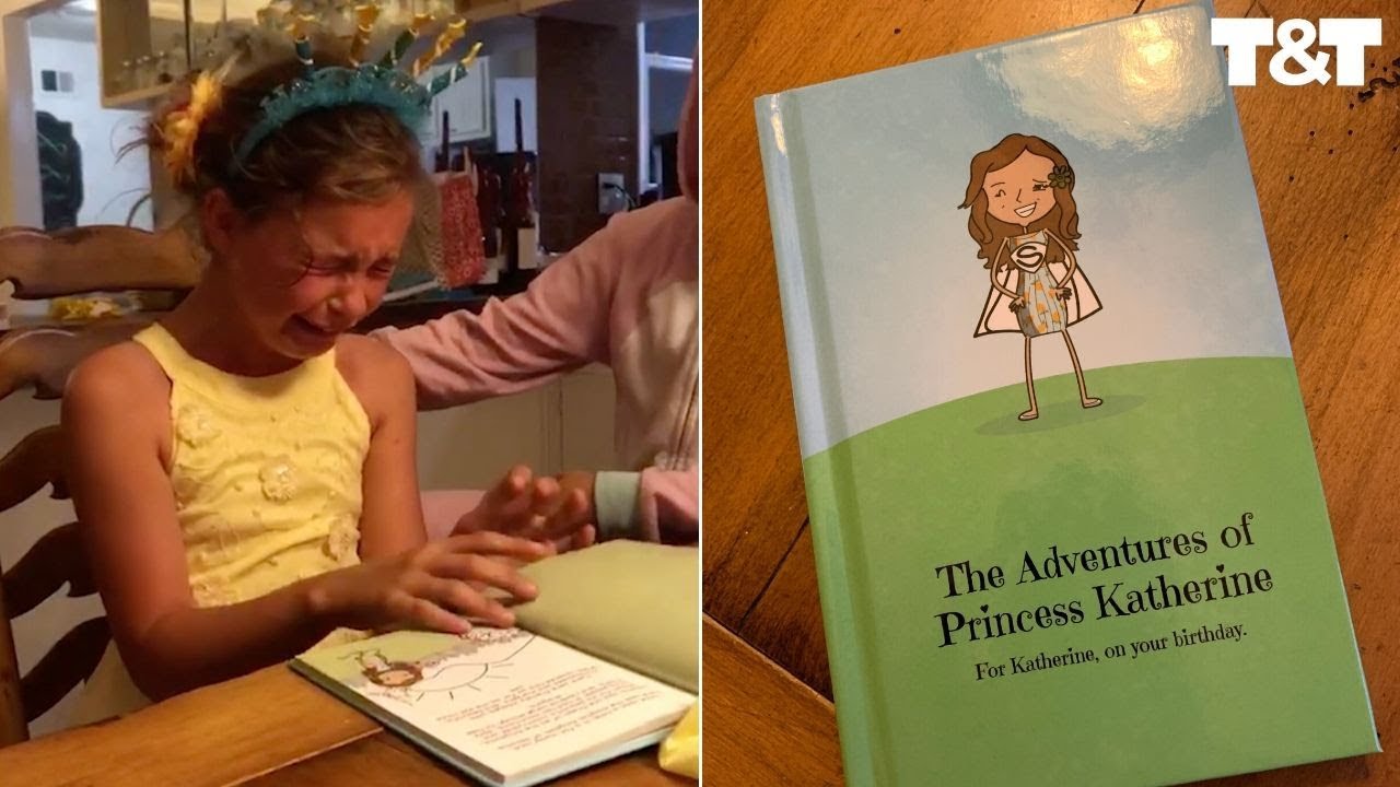 Dad Turns Bedtime Story About Daughter Into Book - YouTube