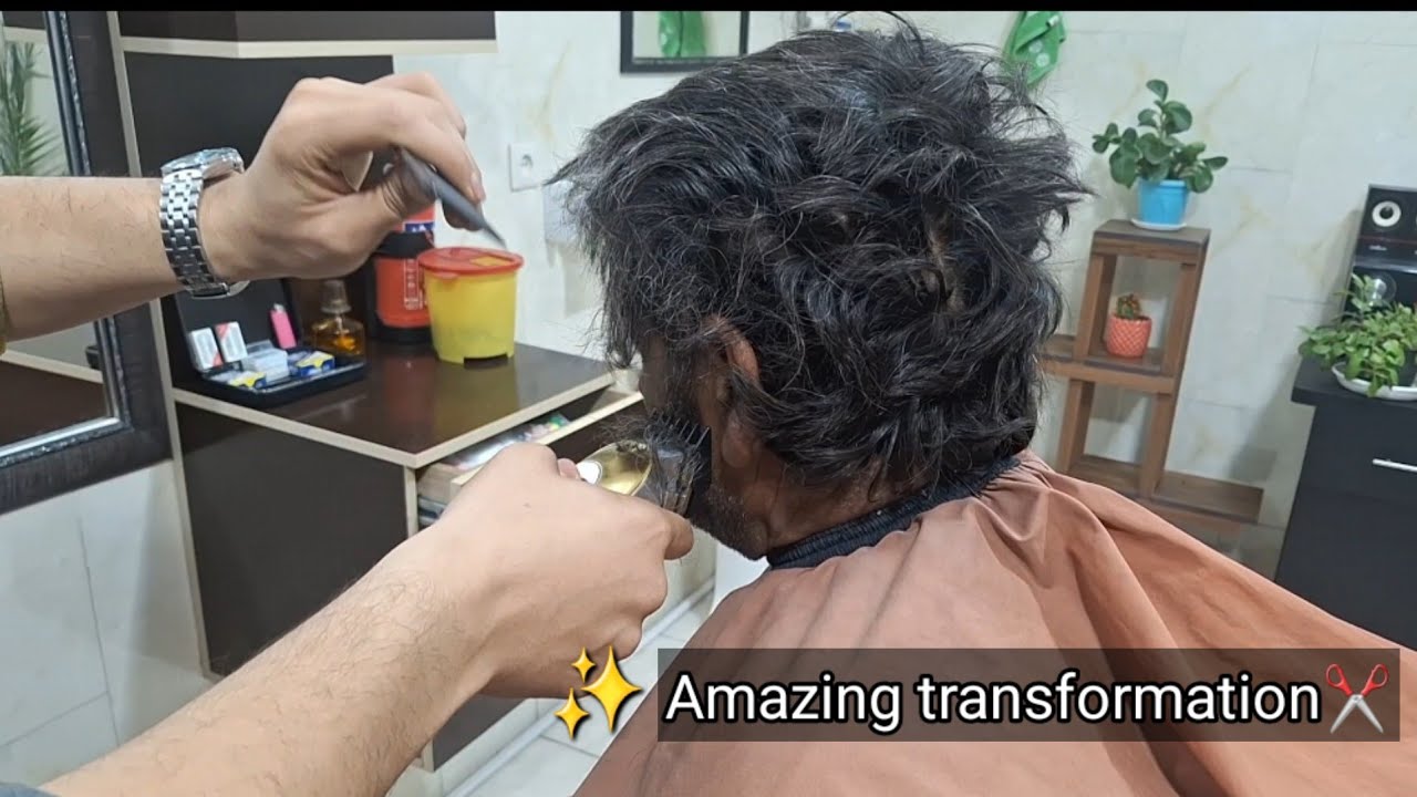 Amazing transformation | just cutting hair with calipers ️💈 - YouTube