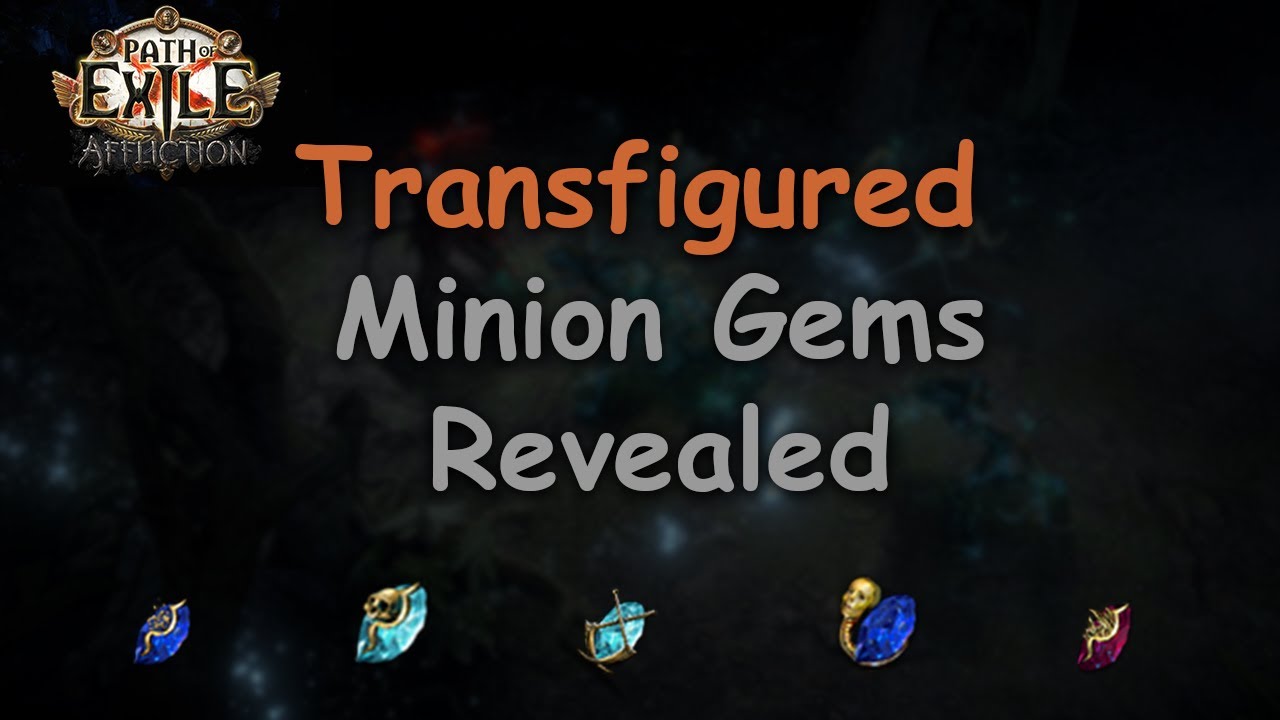 These Transfigured Gems Have SOO Much Potential | Path of Exile ...