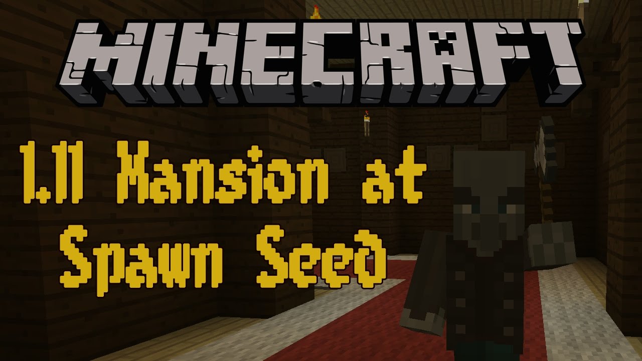Minecraft: Mansion at Spawn Seed & Exploration - YouTube