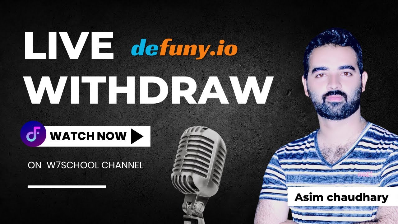 How to withdraw from defuny || defuny.io decenterlized withdraw - YouTube
