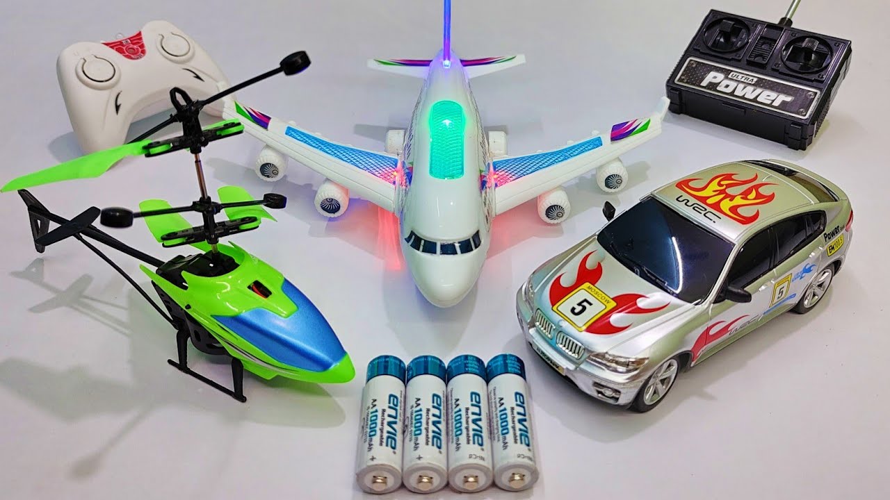 3D Lights Mini Airbus and Rc Car | Rc Helicopter | Remote control car ...