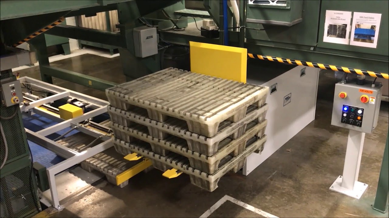Harmax Pallet inserter on sheeter. - YouTube