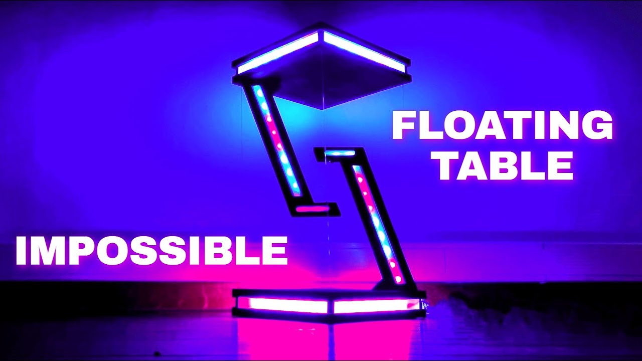 How to make a LED TENSEGRITY TABLE - YouTube