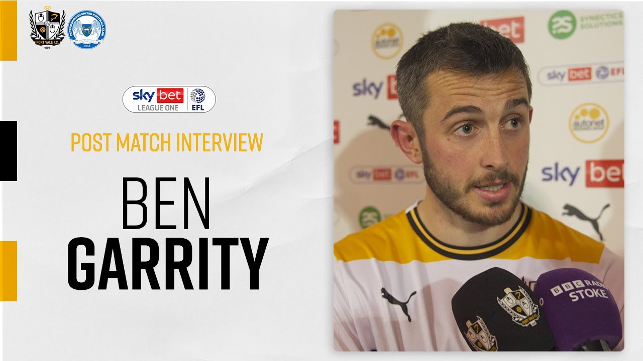 Post Match | Ben Garrity speaks to the press following Peterborough ...