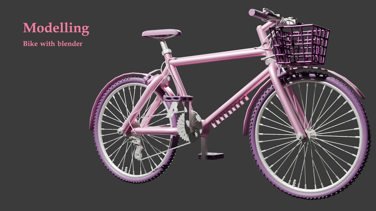 How to model bicycle with Blender (Modelling Sports Bike - Timelapse ...