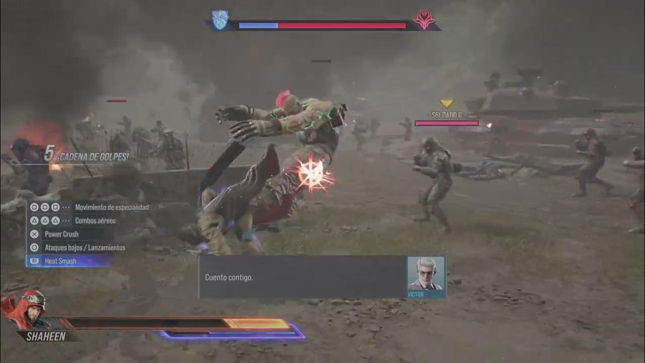 jugando TEKKEN™8 modo historia zona de guerra parte 4 655 - YouTube