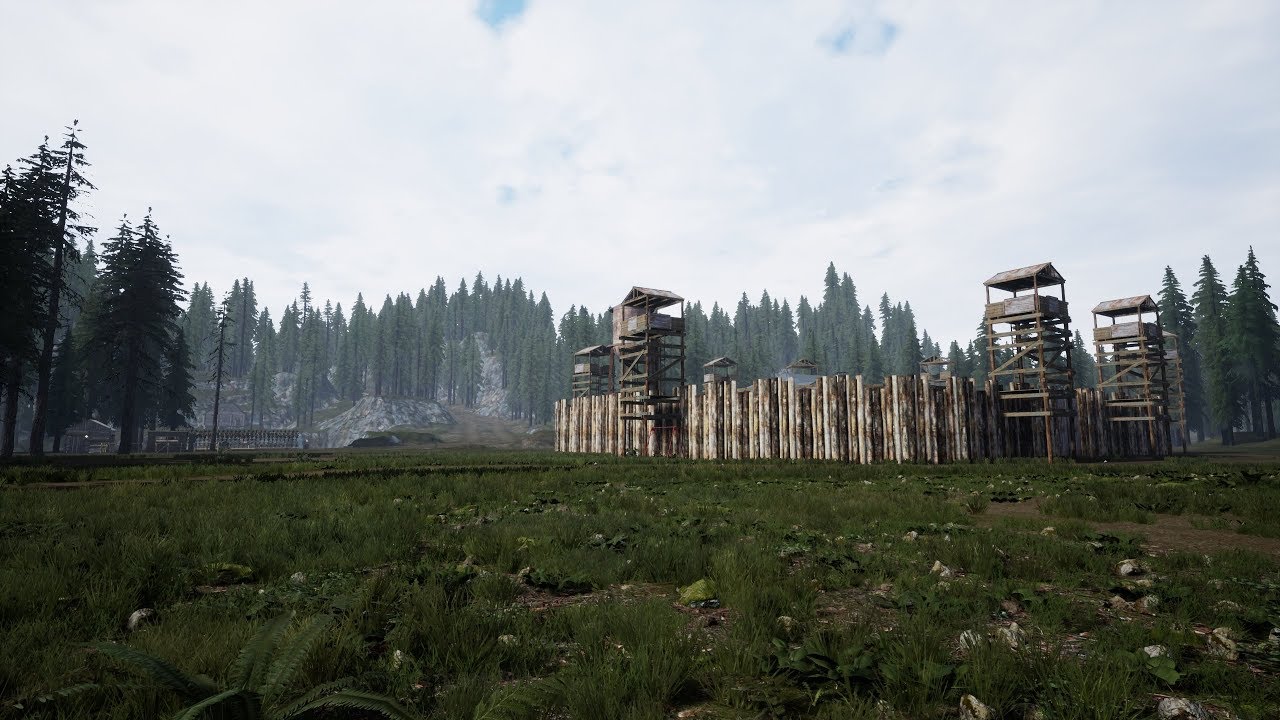 Mist Survival, Fortifications, 90 Degree and curved Walls, Towers and ...