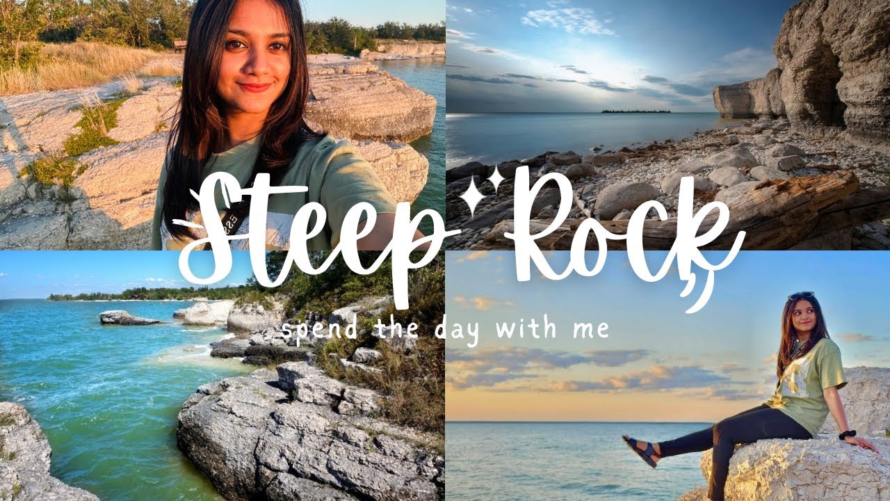 STEEP ROCK 🌊 Places to visit in MANITOBA ️ #explore #manitoba #beach # ...