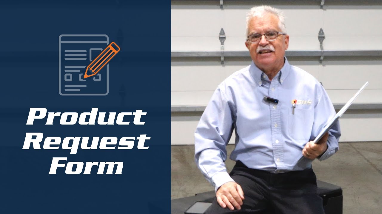 Product Request Form | Material Handling Minute - YouTube