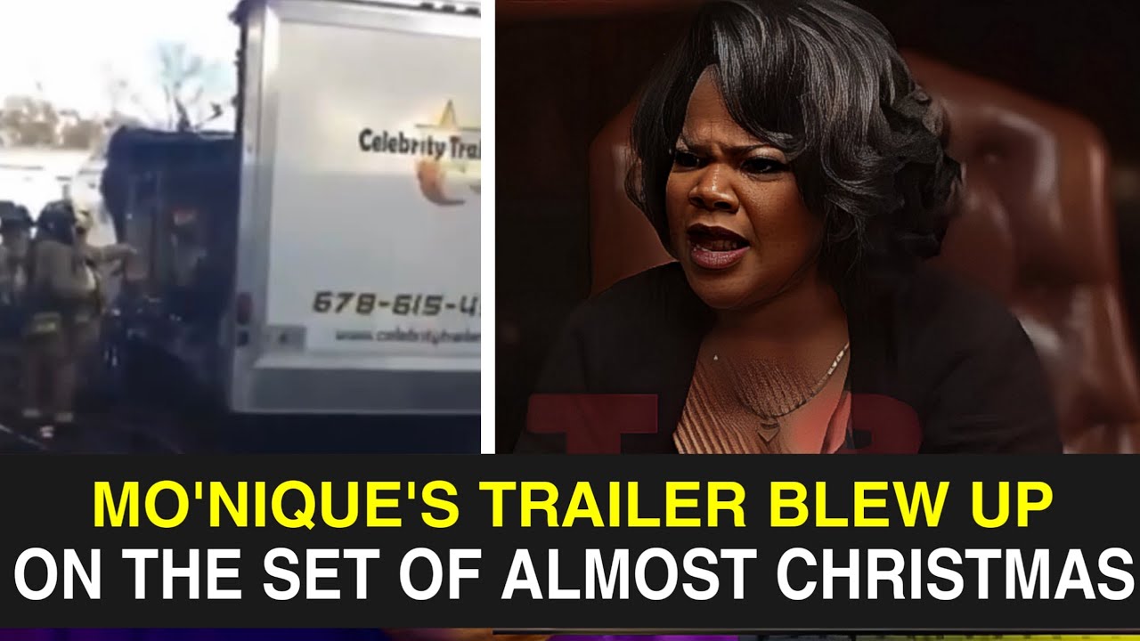 Monique’s Trailer Blew Up On The Set Of Almost Christmas - YouTube