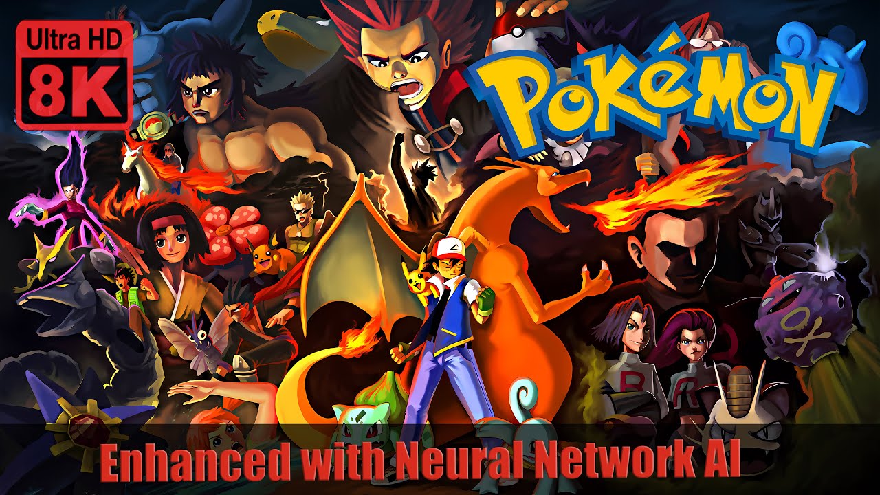Pokemon intro TV 8k (Remastered with Neural Network AI) - YouTube