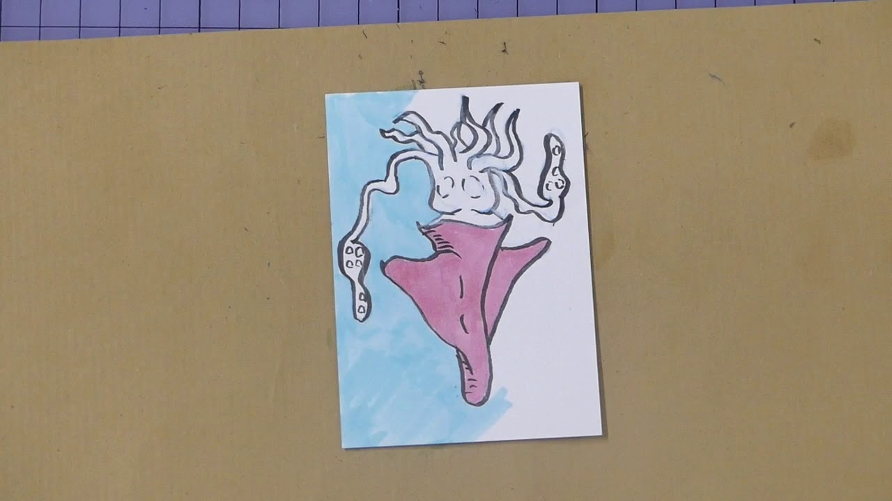 Howto:Drawing a little cuttlefish - YouTube