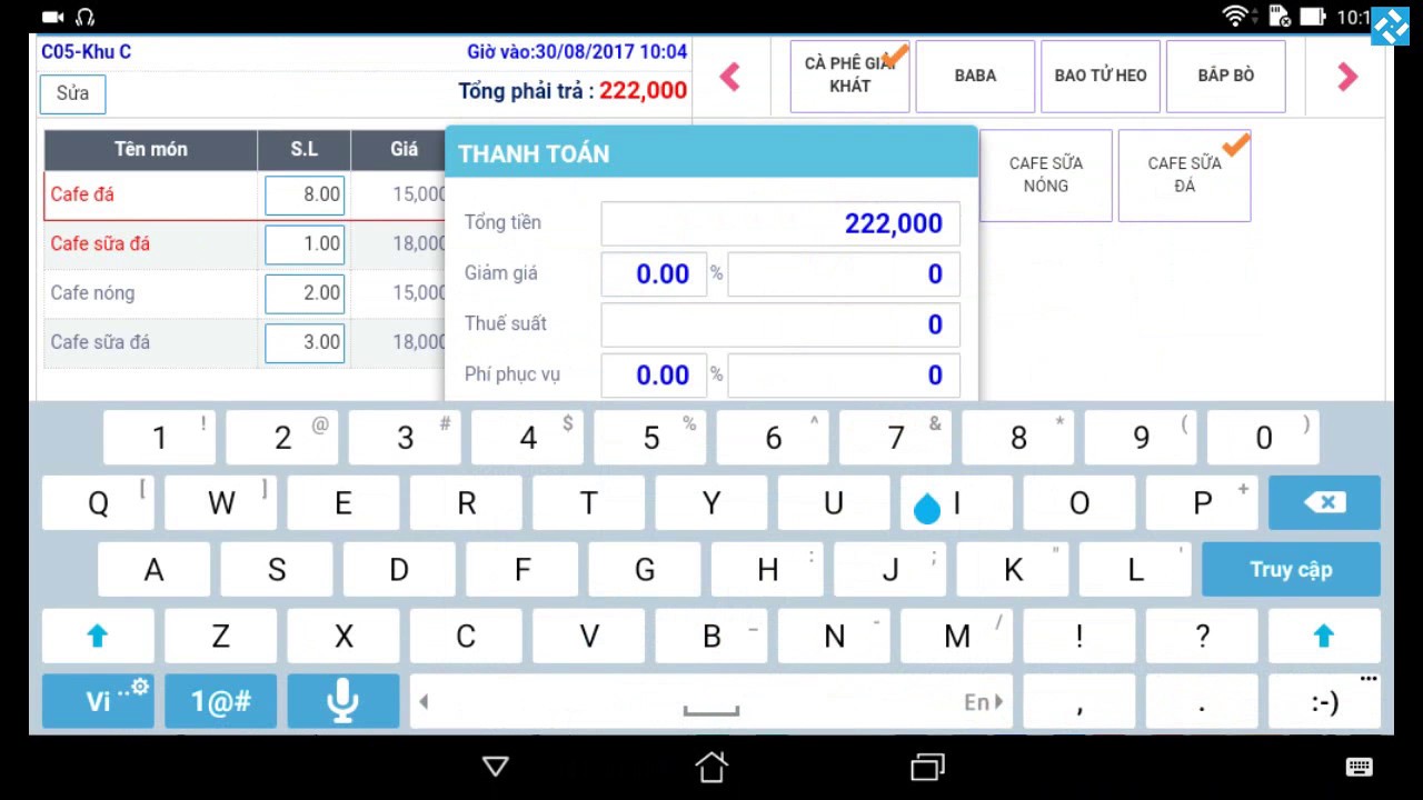 Hướng dẫn sử dụng ứng dụng order bằng điện thoại, máy tính bảng - YouTube