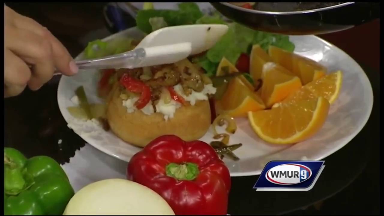 Chicken Philly mashed potato bowl - YouTube