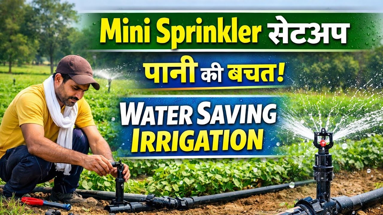 Mini Sprinkler system setup मिनी स्प्रिंकलर सेट-अप - YouTube