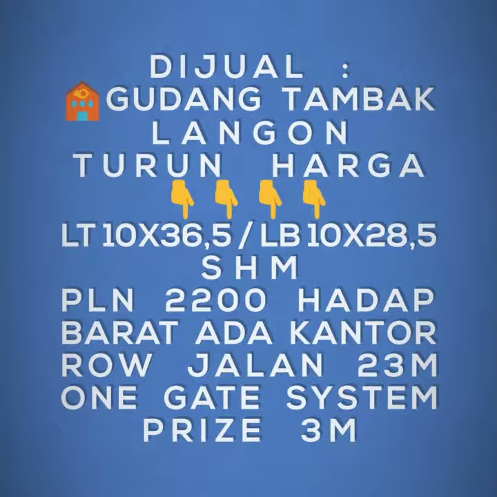 Gudang tambak langon 3M nego - YouTube