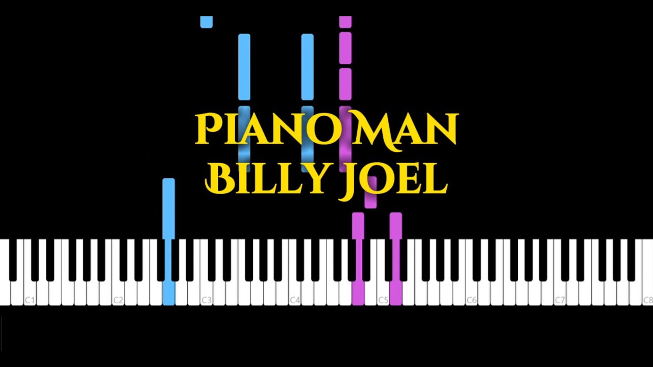 Piano Man - Billy Joel - Piano Tutorial - YouTube