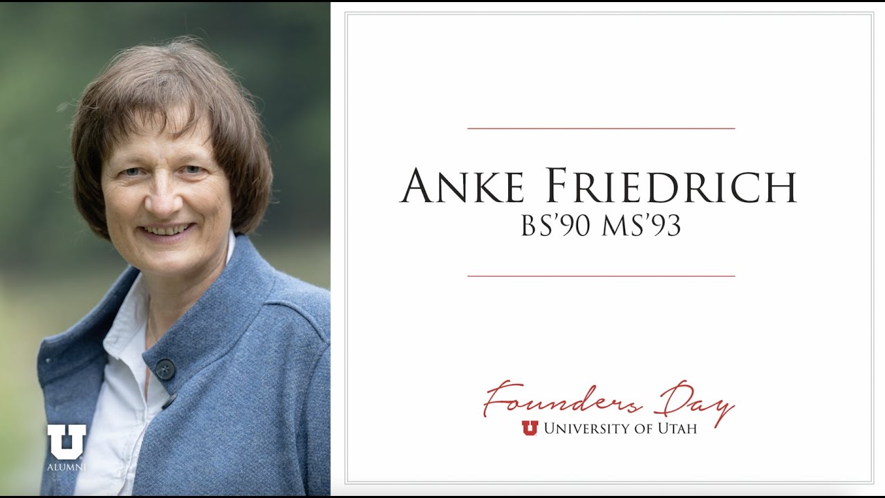 Anke Friedrich BS’90 MS’93 – 2023 Distinguished Alumni Award - YouTube
