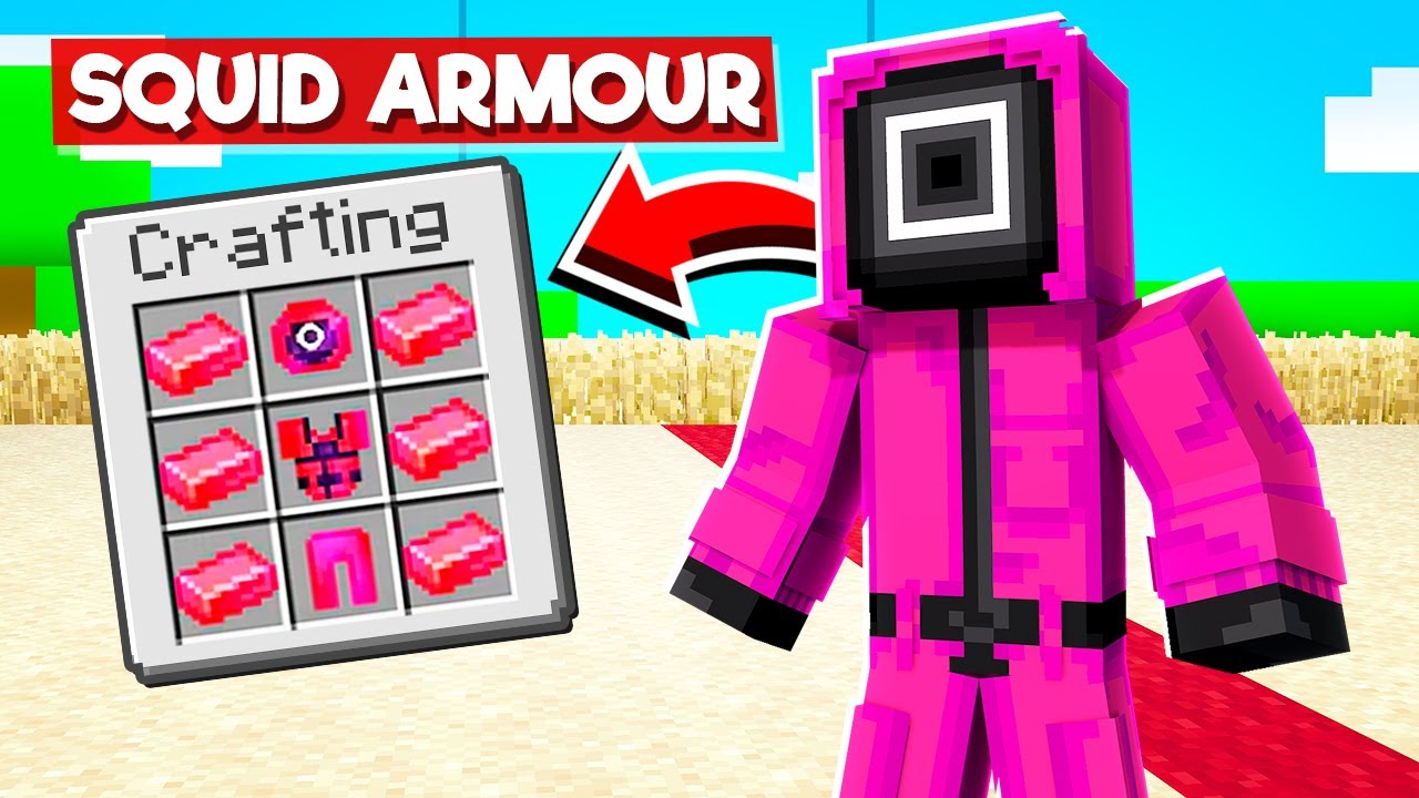 I AM CRAFTING SQUID GAME ARMOUR - YouTube