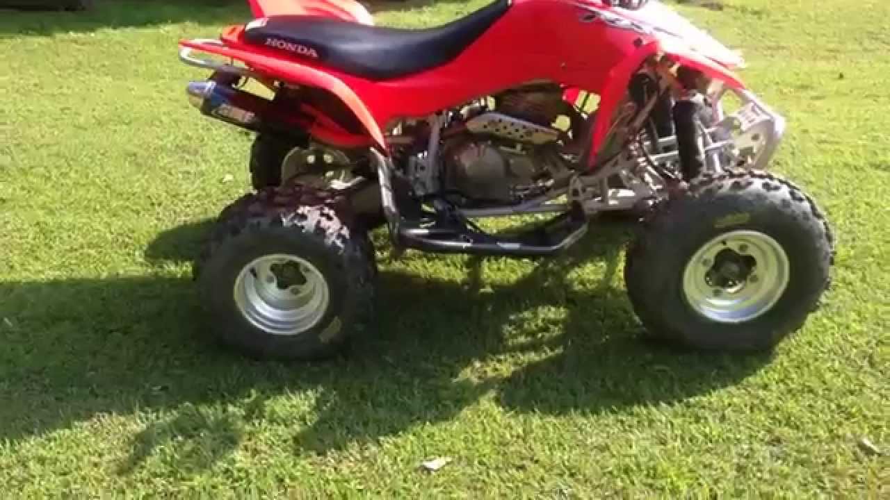 Updated walkaround of modded 2013 trx400x - YouTube