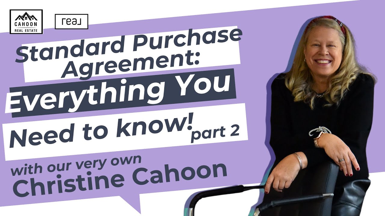 Standard Purchase Agreement Explained | Part 2 for Buyers & New Agents ...