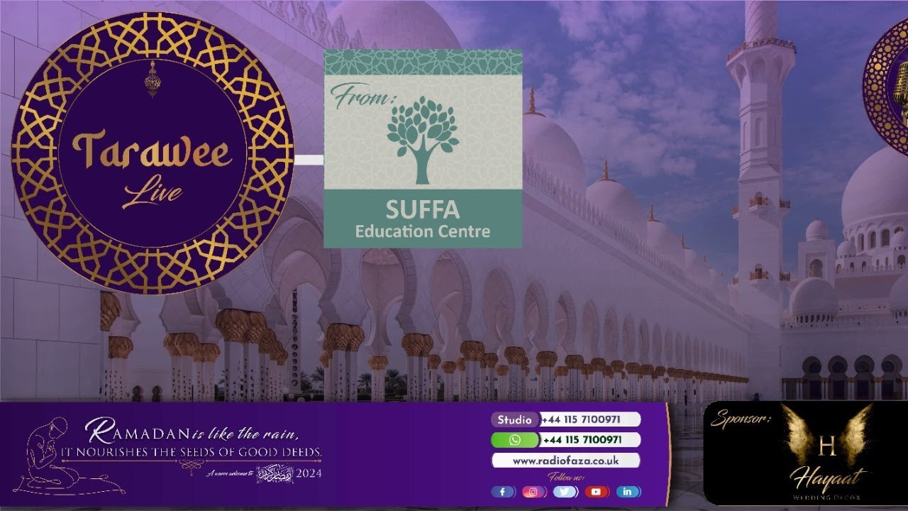Live Tarawee from Suffa Education - YouTube